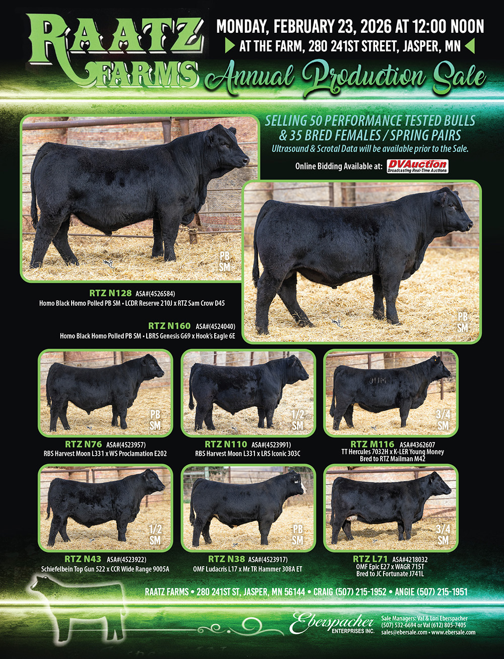 Raatz Farms Sale